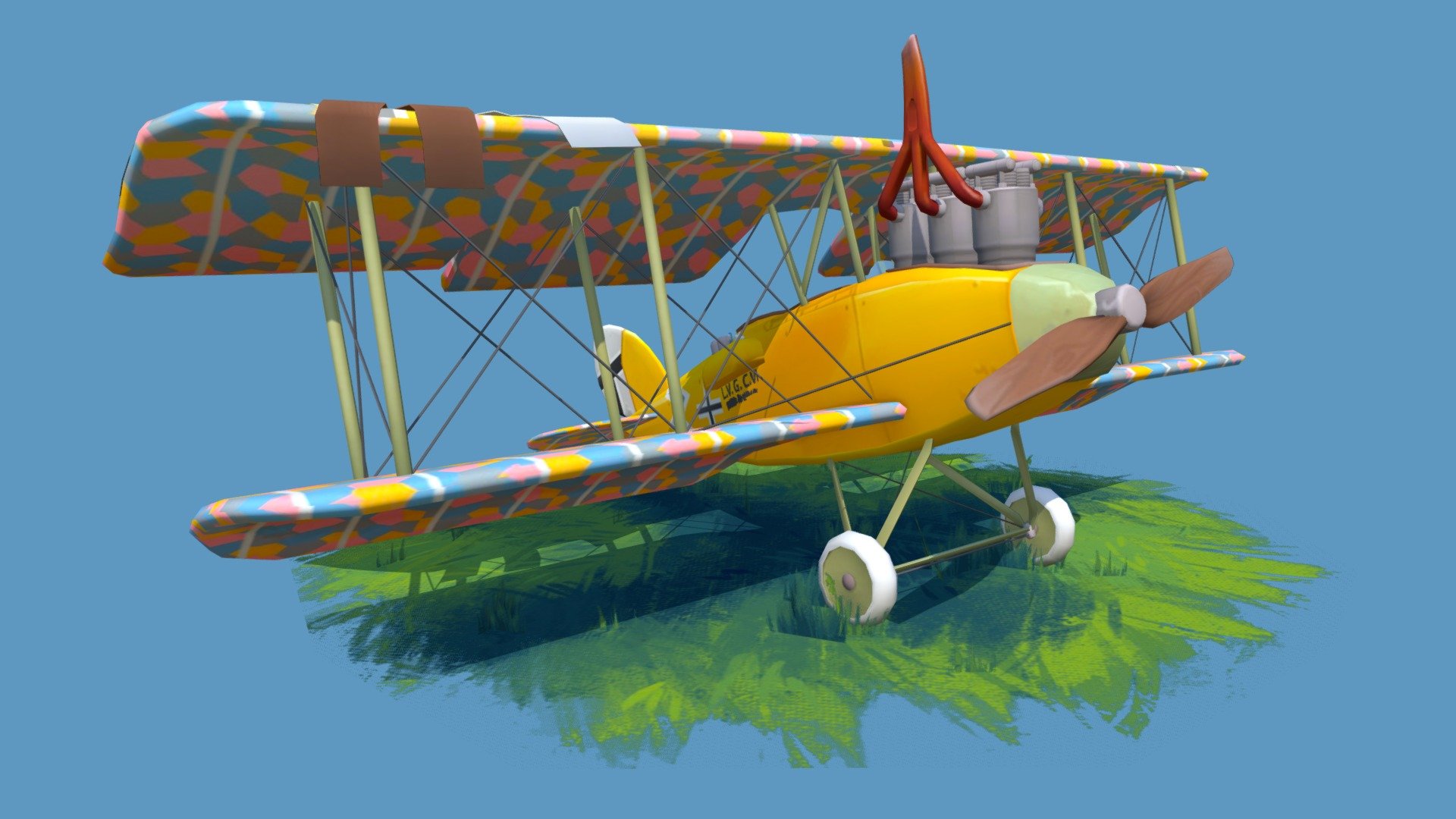 Stylized Design LVG C.VI - 3D model by Nina Krutkyté (@nkrutkyte ...