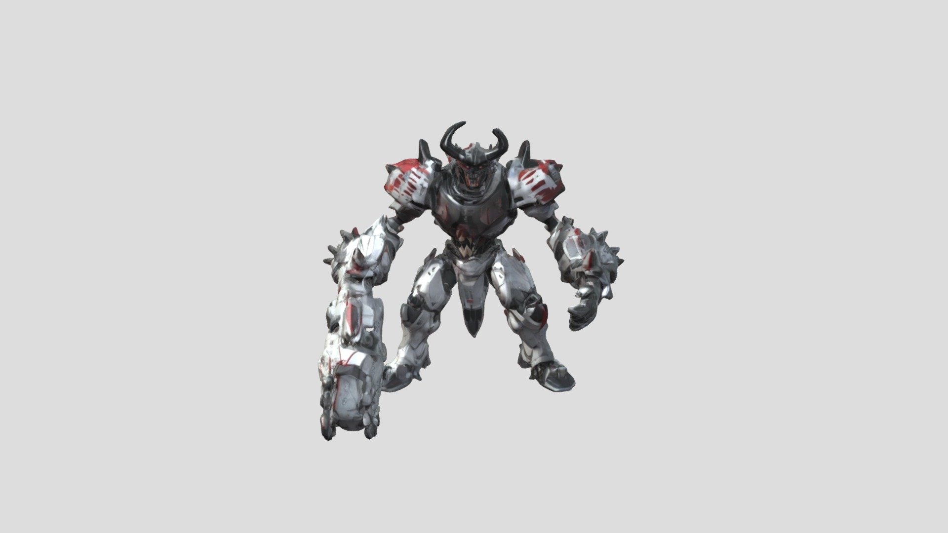 Mecha_ Minotaur_ Warrio_0830113501_fbx - Download Free 3D model by ...