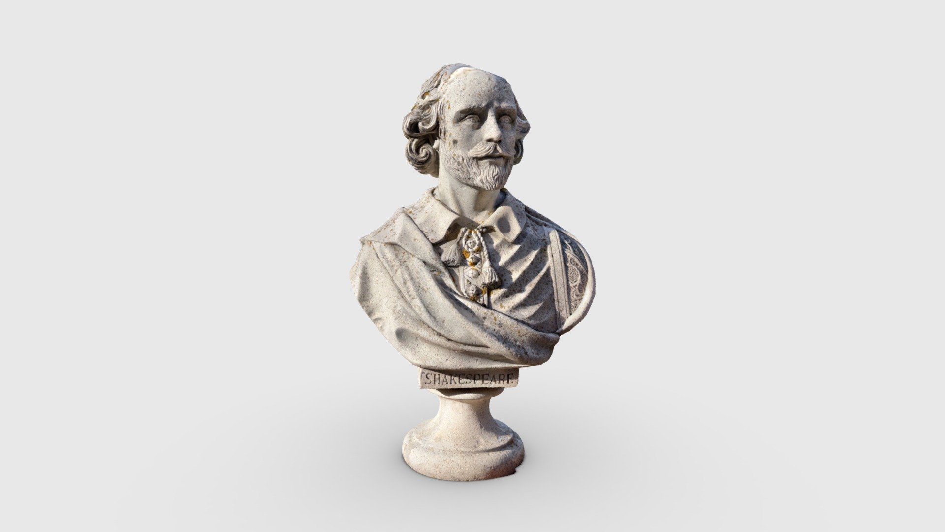 Shakespeare statue - Download Free 3D model by Quantumverse Dev ...