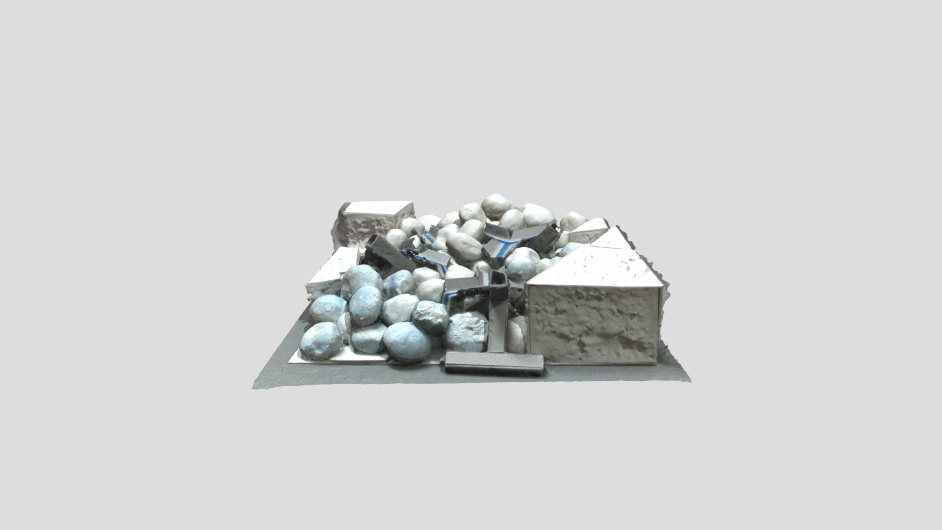Rocky shore site Physical model - 3D model by Ariel (@annchan6927 ...