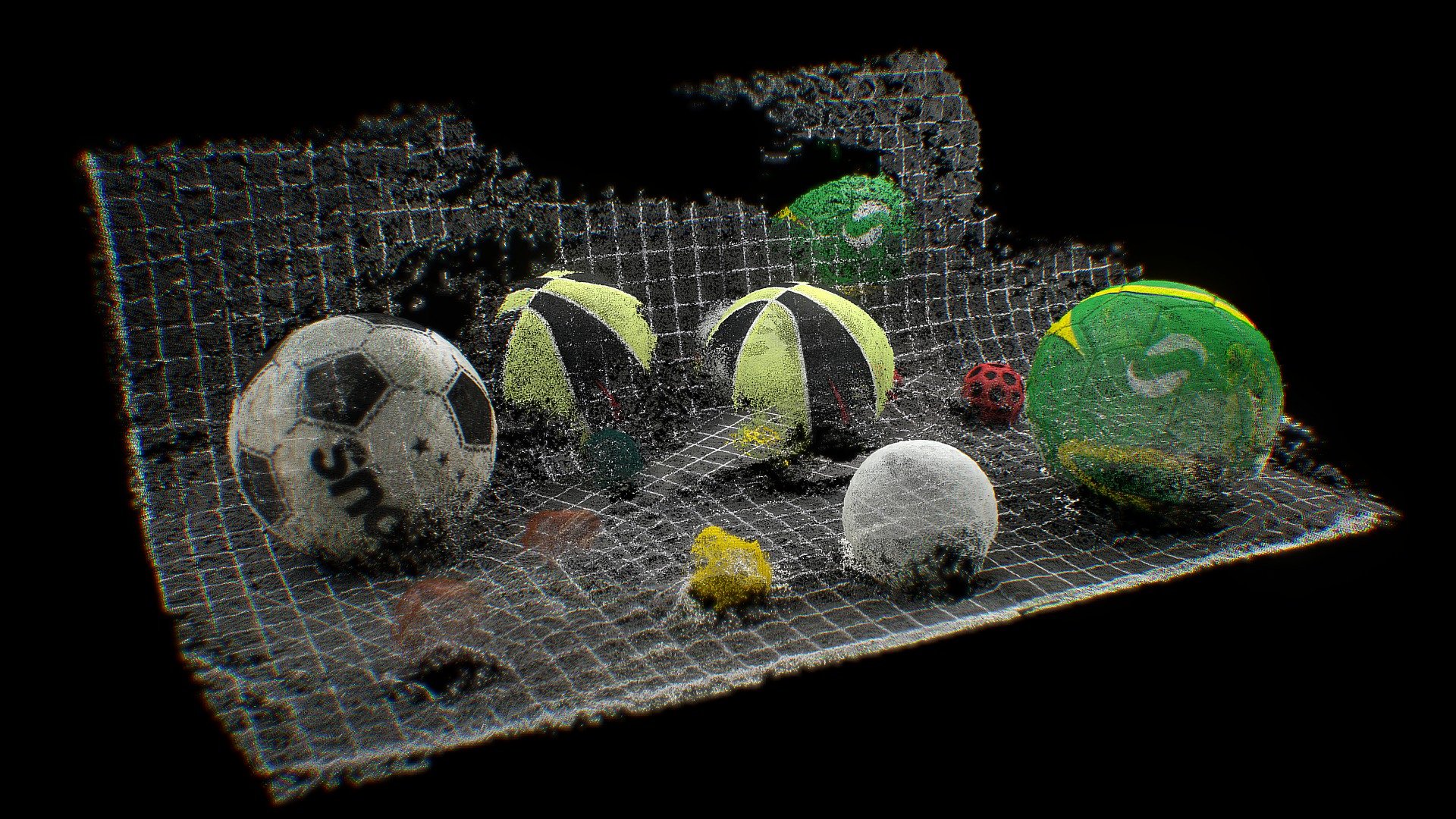 Spheres / Ball objects (points) - 3D model by Florian Stephens ...