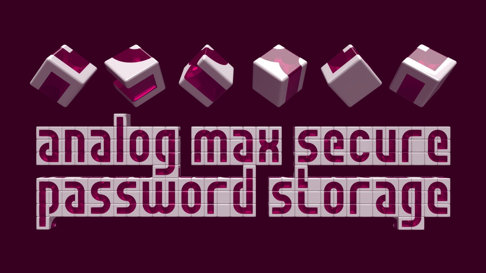 Analog Max Secure Password Storage Download Free 3d Model By Alexander Vasiliev Ki1004ka