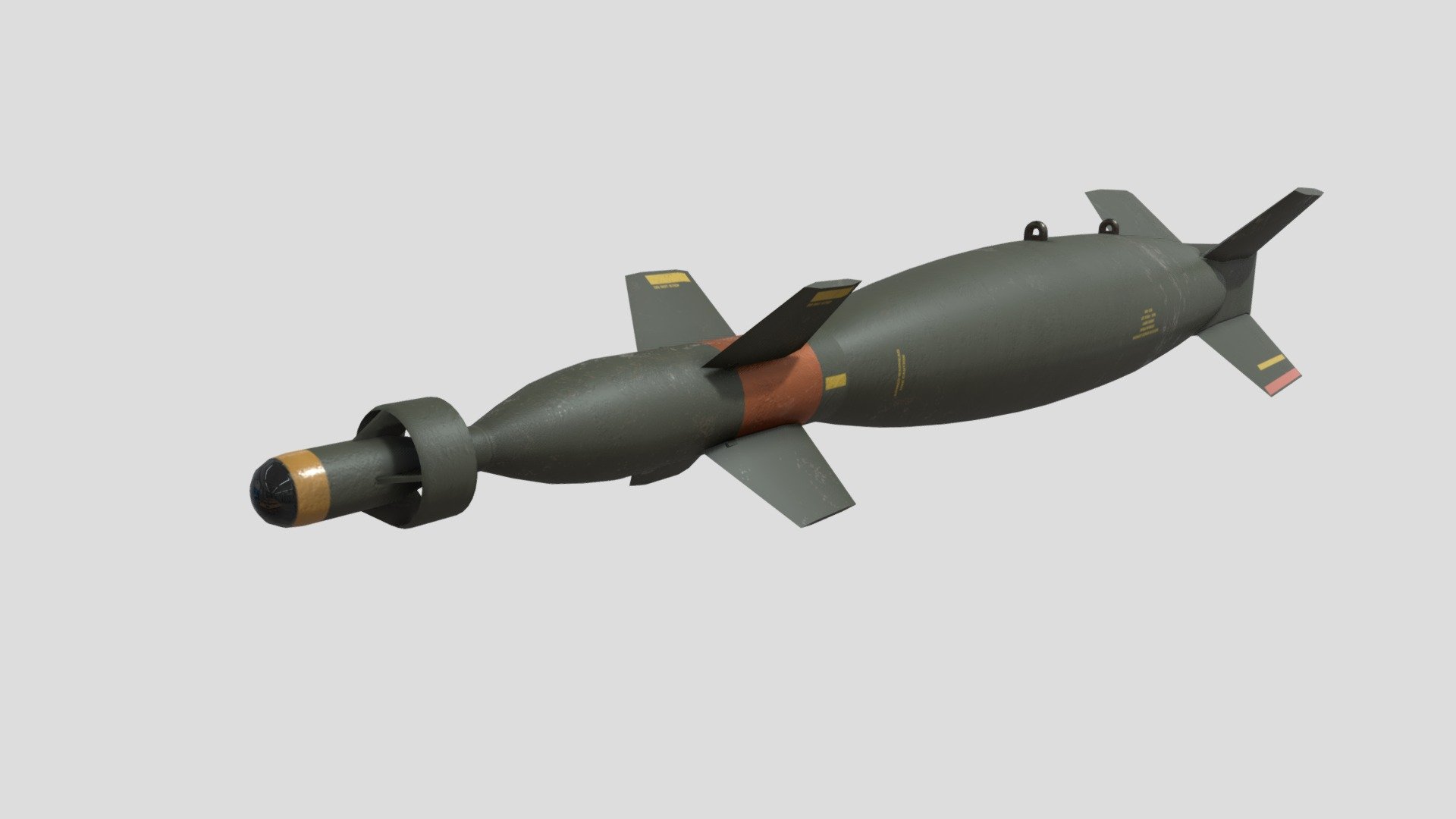 GBU-10/B Paveway - 3D model by theonlyone223 [c0e455b] - Sketchfab