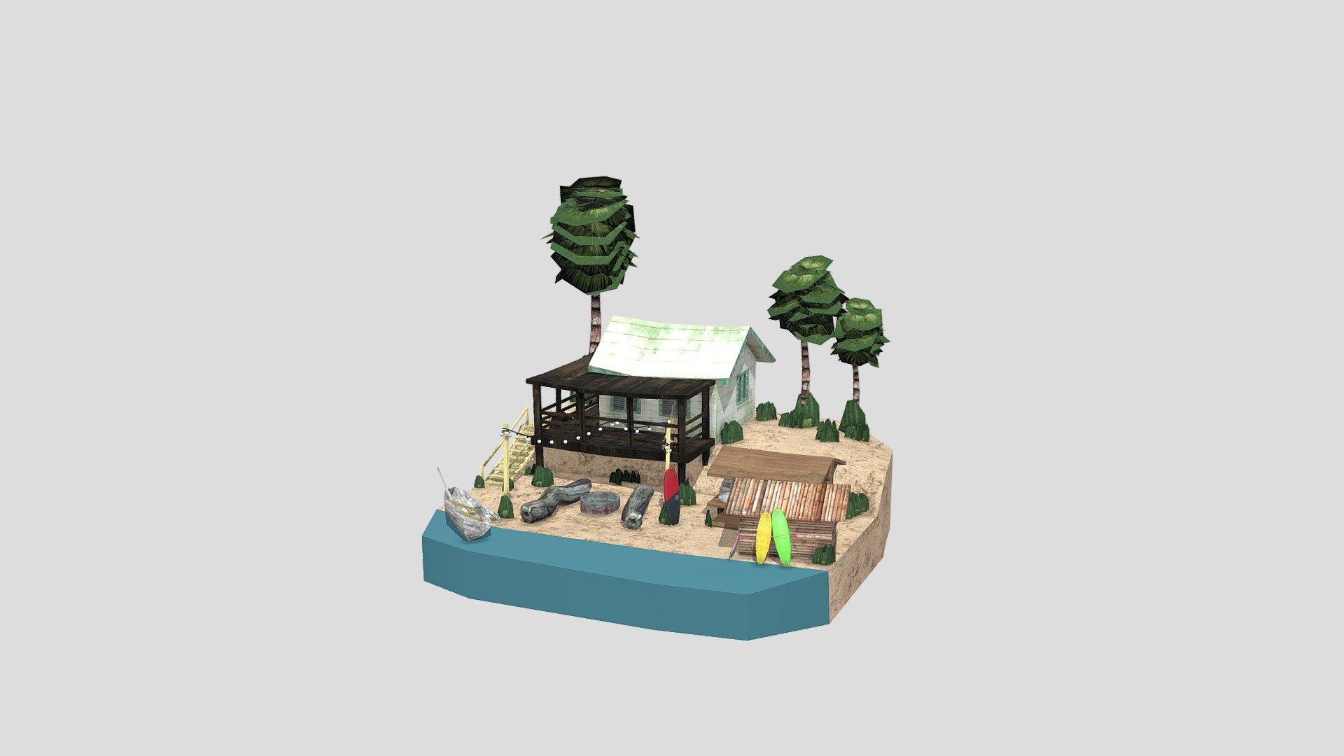 1DAEANI20 Longfils Gabrielle Diorama.v2(2de zit) - 3D model by ...