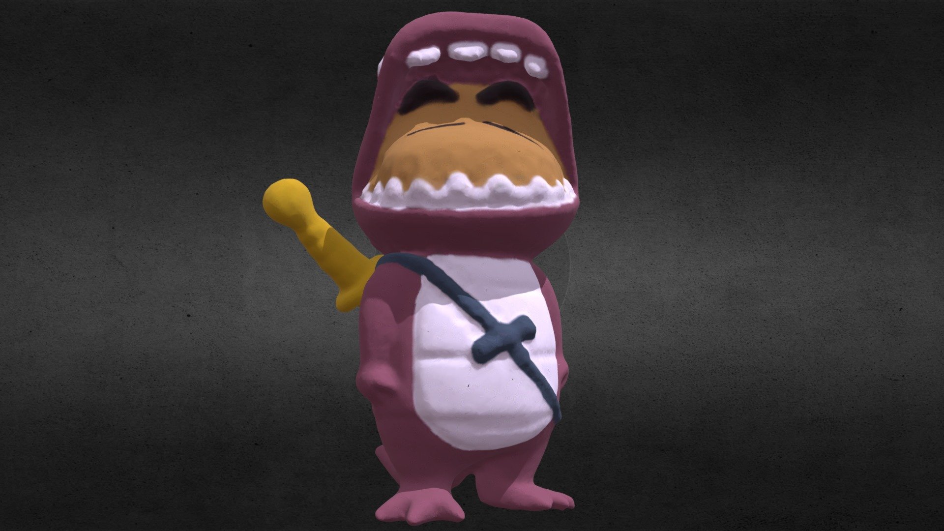 dino ninja shin chan - 3D model by badwolfmx3 [c0e5ad3] - Sketchfab