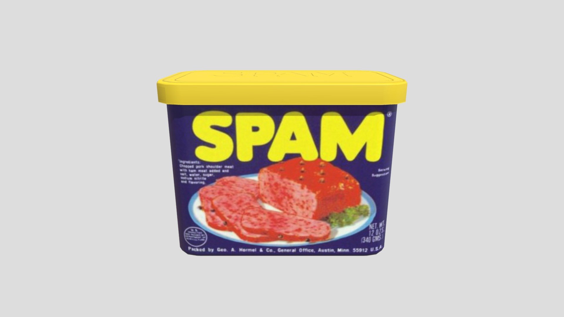 Spam - Download Free 3D model by Urijah Ceballos 4539 (@urijah756 ...