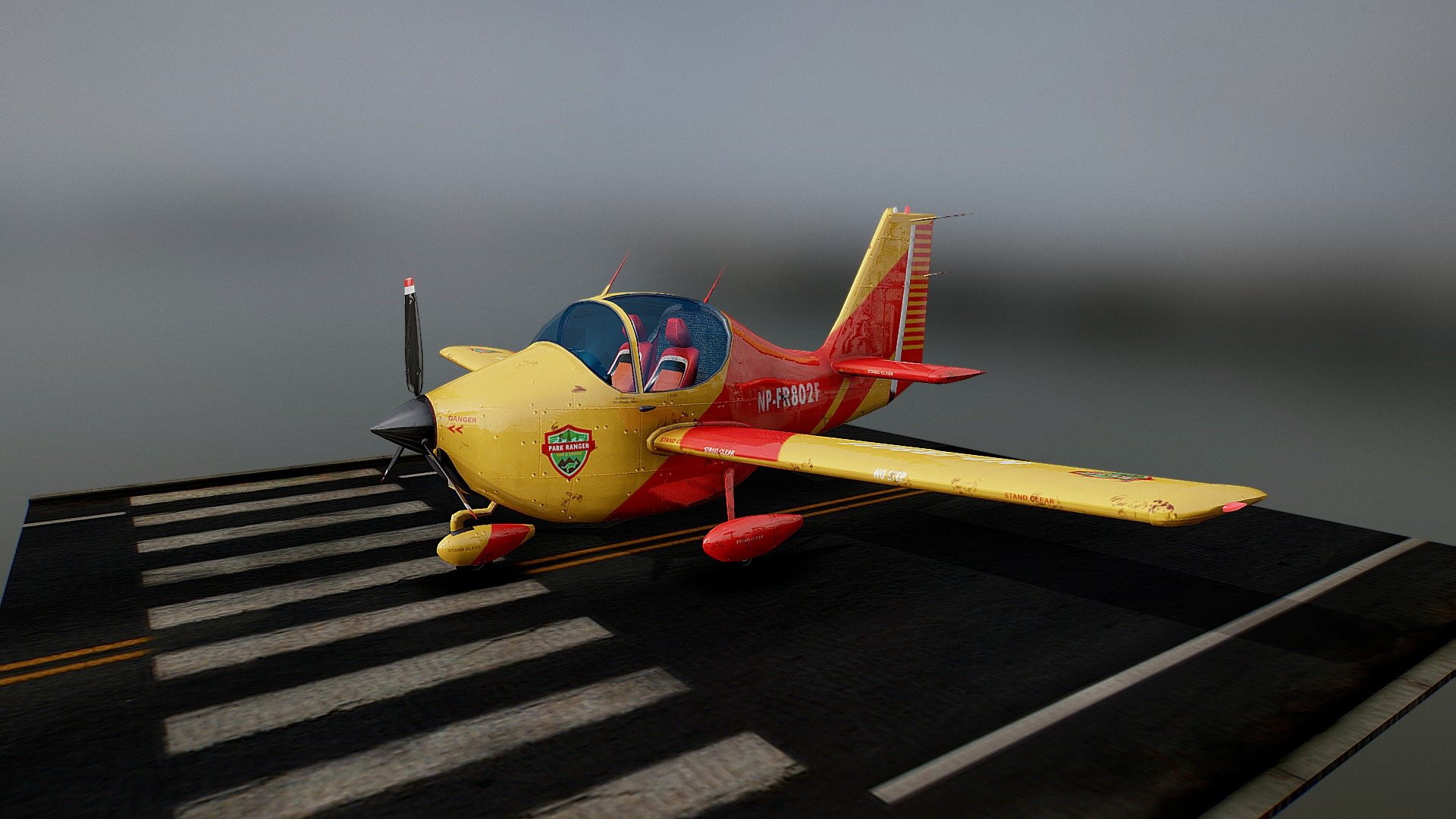RD - Plane A - 3D model by P.Thomson (@pete_thomson) [c0e80ab] - Sketchfab