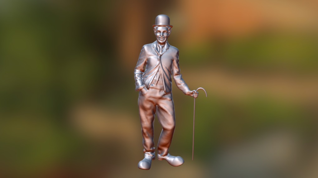 Charlie Chaplin_Standing1 - 3D model by MJ Tan (@mjtan) [c0e8e92 ...