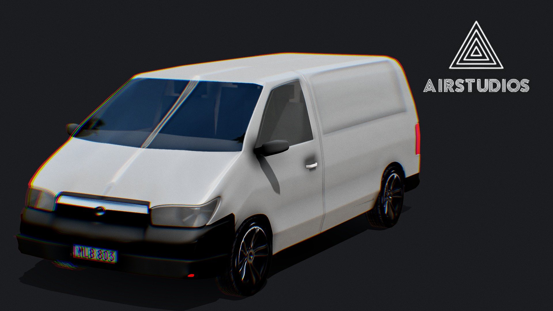 White Van - Buy Royalty Free 3D model by AirStudios (@airstudios3d ...