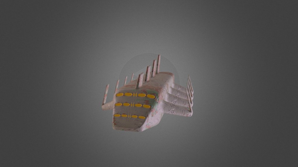 Vaisseau Spatial - 3D model by Maxence Poncelet (@maxarre) [c0ea158] - Sketchfab