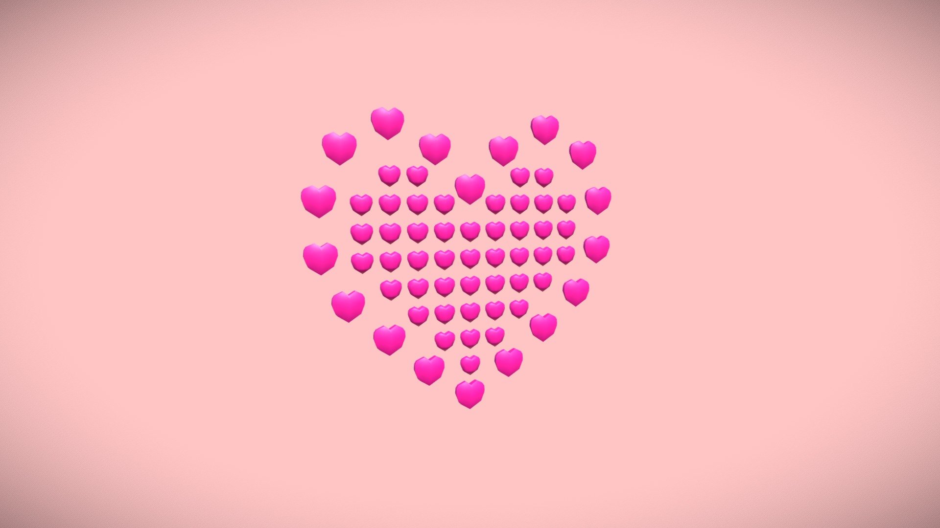Heart of Hearts - Animated Loop 600 frames free - Download Free 3D model by OverMetaverser ...
