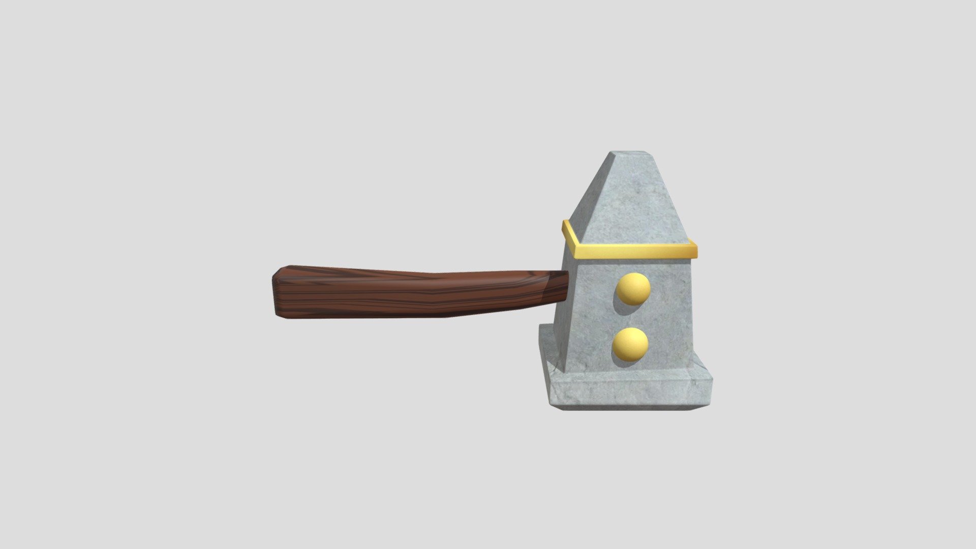 Simple Hammer - Download Free 3D model by Arcylic (@nz091202) [c0ebdbd ...