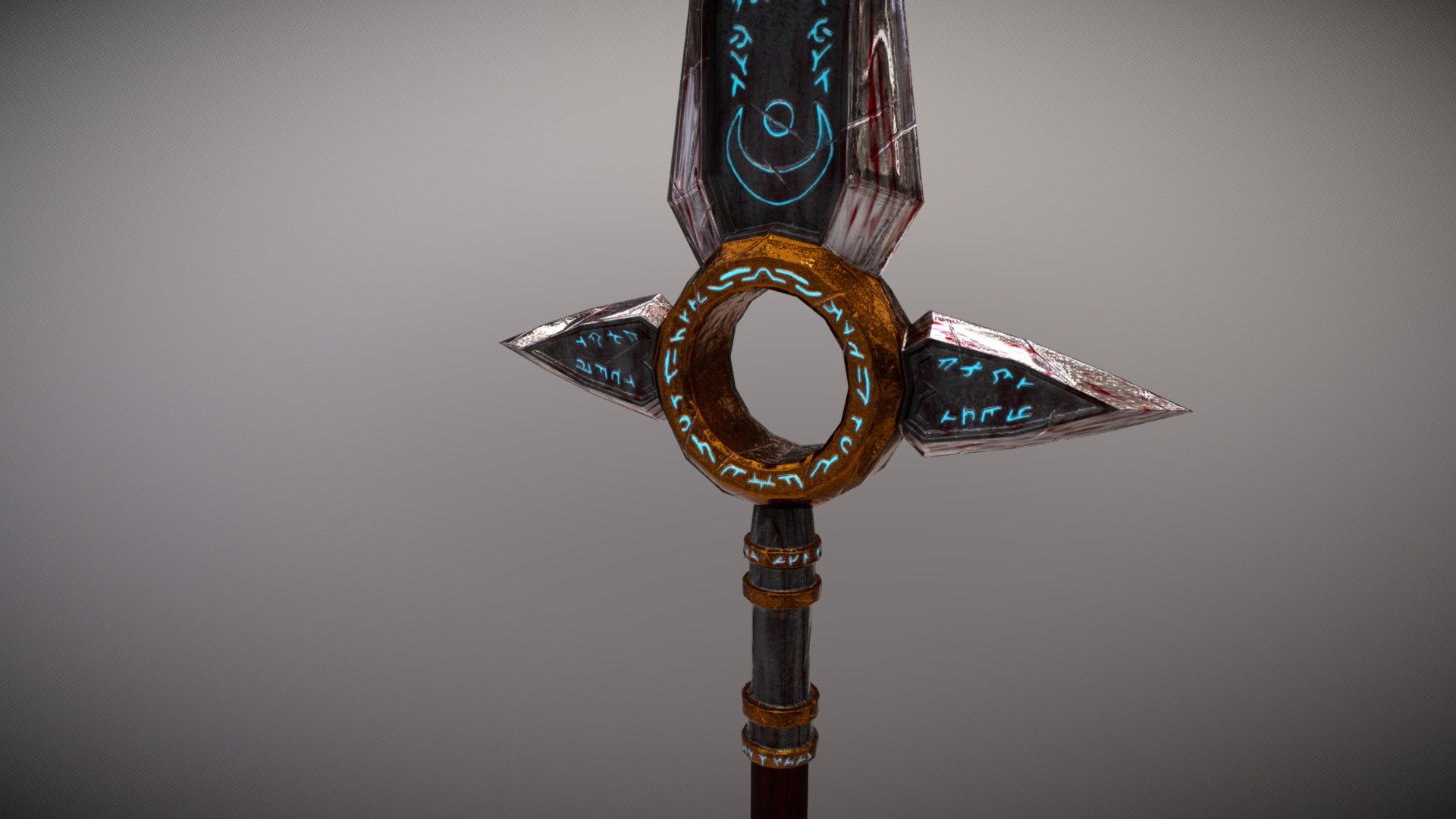 Rune Spear - 3D model by LordEnot [c0efa0c] - Sketchfab