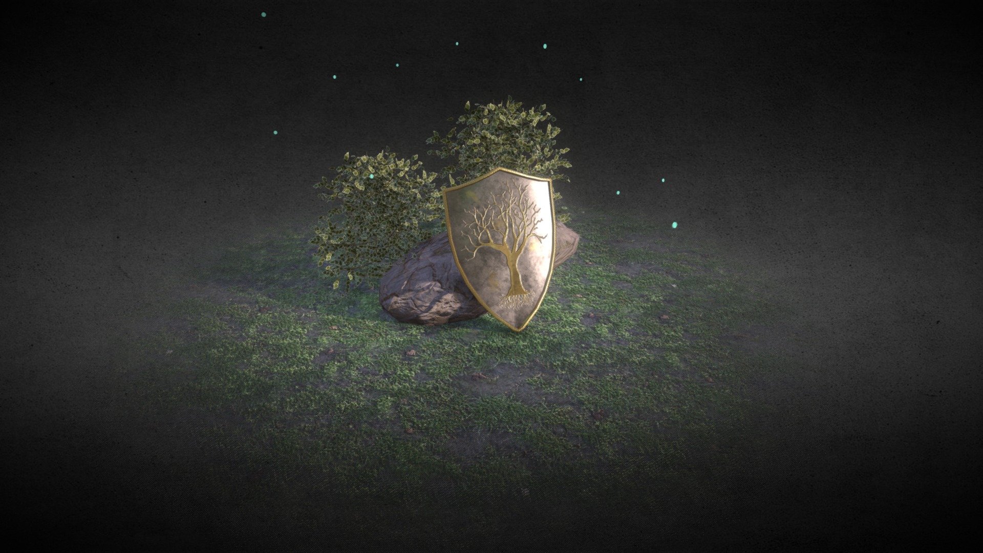 Knights Shield - 3D model by Will Adams (@WillAdams) [c0f013f] - Sketchfab