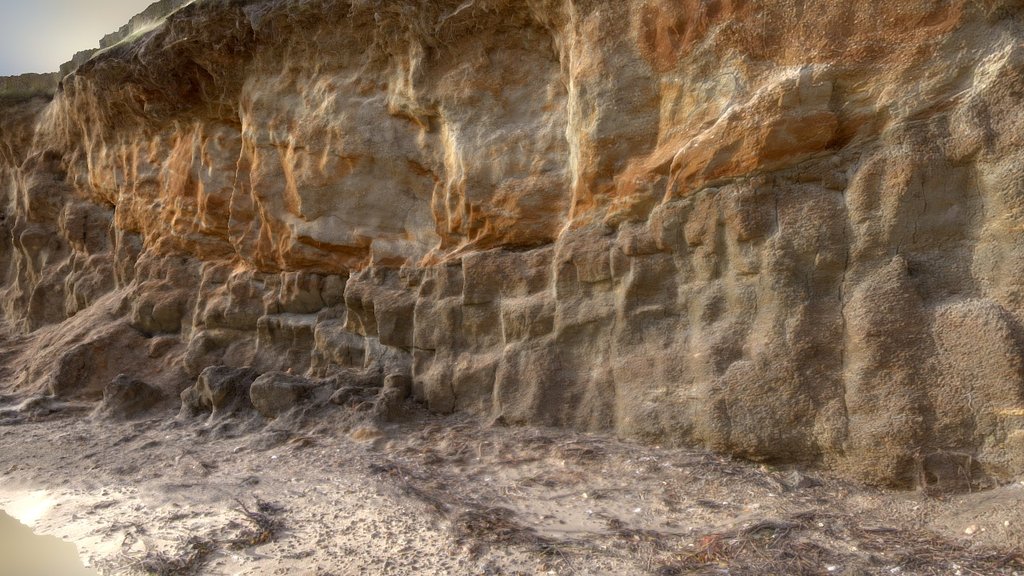 Eroding Beach Cliff: Part a - Low Quality - 3D model by Bex (@bexfx ...