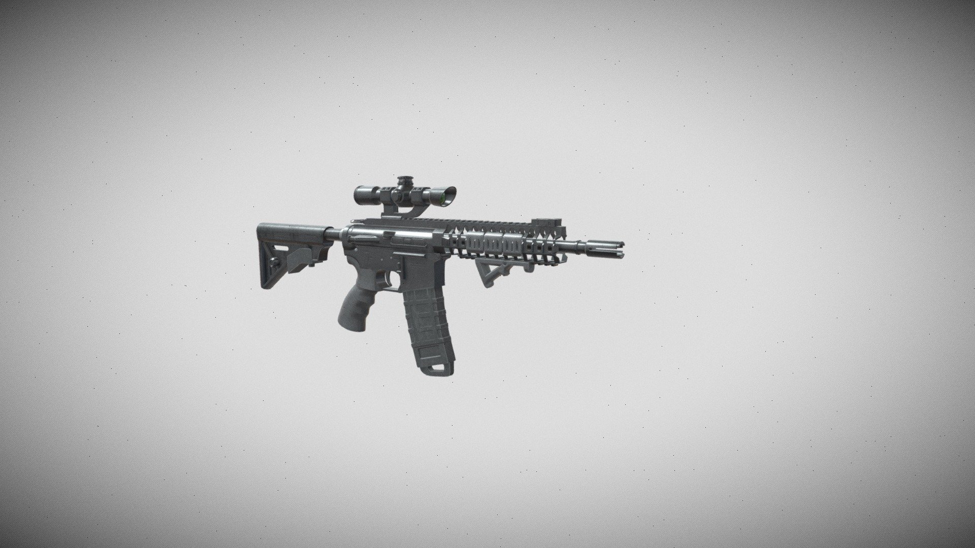 AR-15 - 3D model by Jokub [c0f2495] - Sketchfab