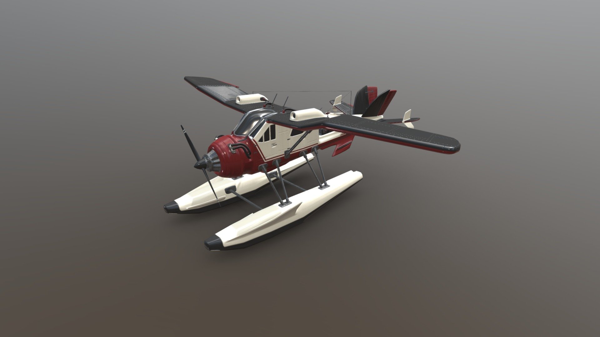 Atom Punk Seaplane - Buy Royalty Free 3D model by Matthew Gibbs ...