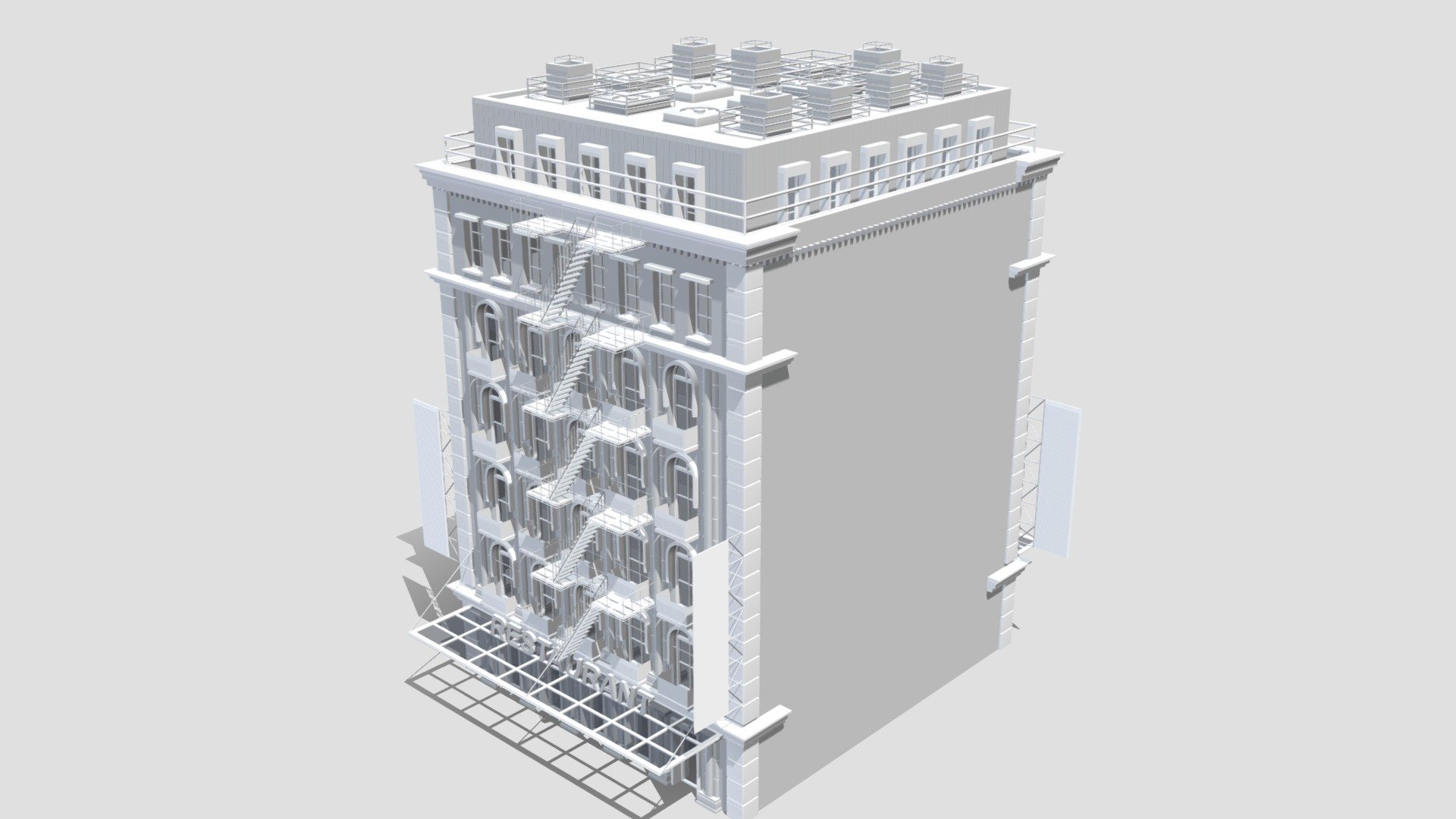 Commercial Building B 2 - Buy Royalty Free 3D model by Giimann [c0f5247 ...