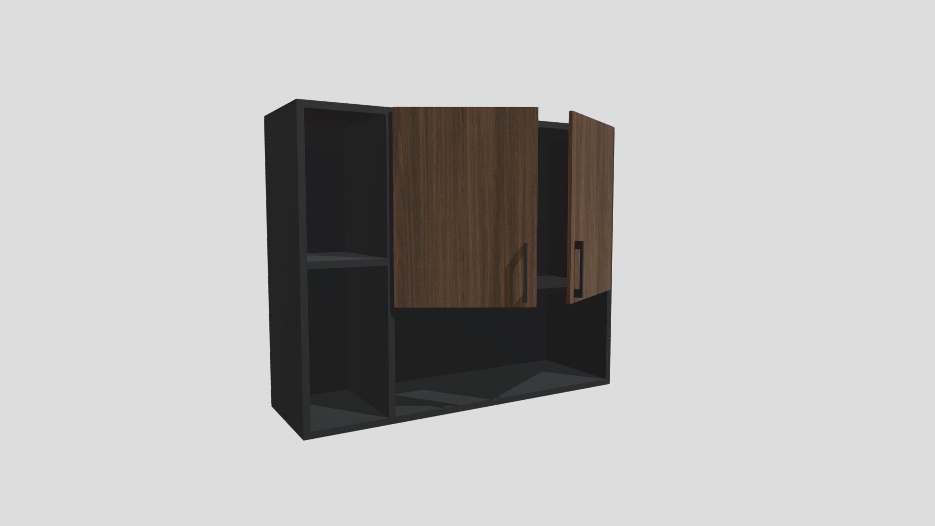 Wall Cabinet with HPL and duco texture - 3D model by Minh16 ...