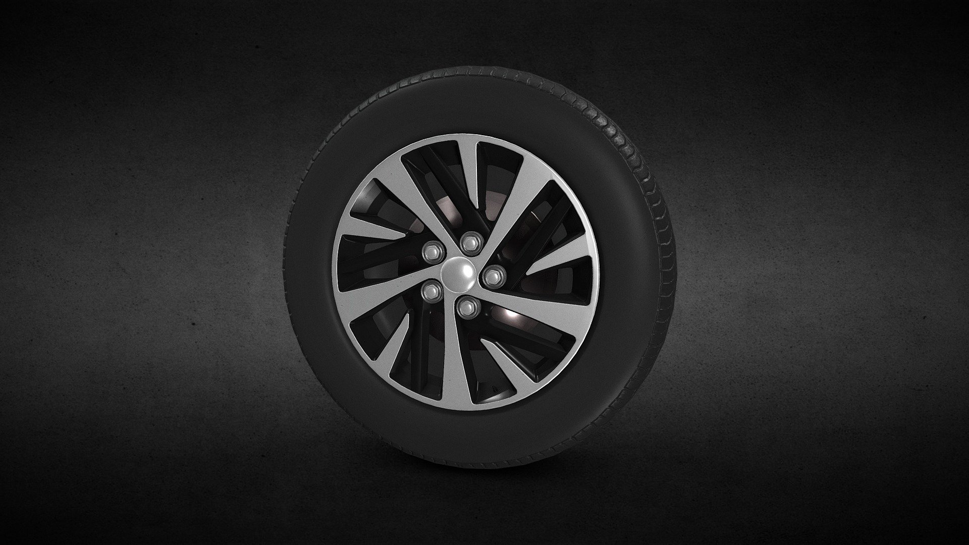 Alloy Wheel - 3D model by sutartushar592 [c0f60a4] - Sketchfab