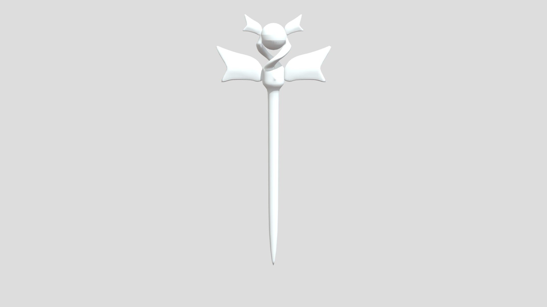 Relic staff (Untextured) - Download Free 3D model by Kumatora_ [c0f68be ...
