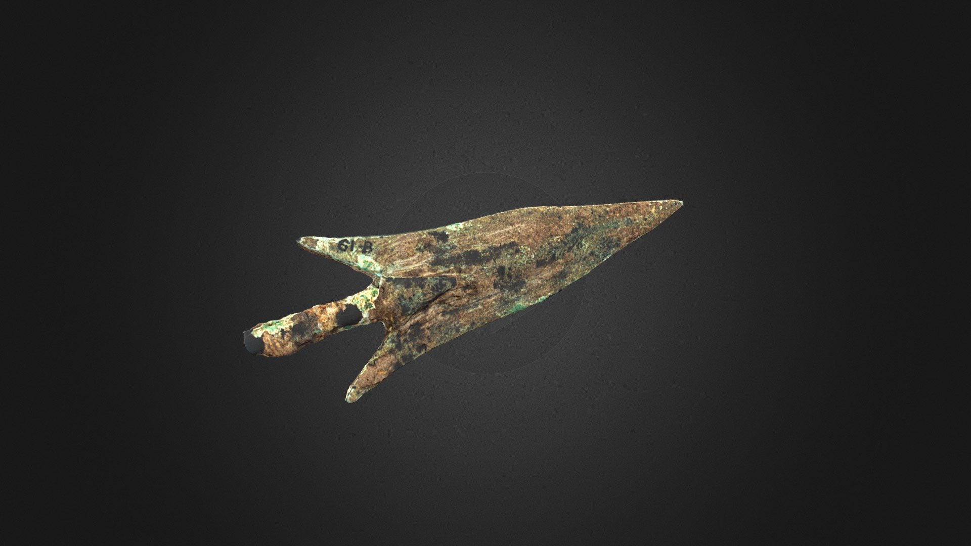 Hellenistic Bronze Arrowhead - 3D model by raffmacsusb [c0f8232 ...