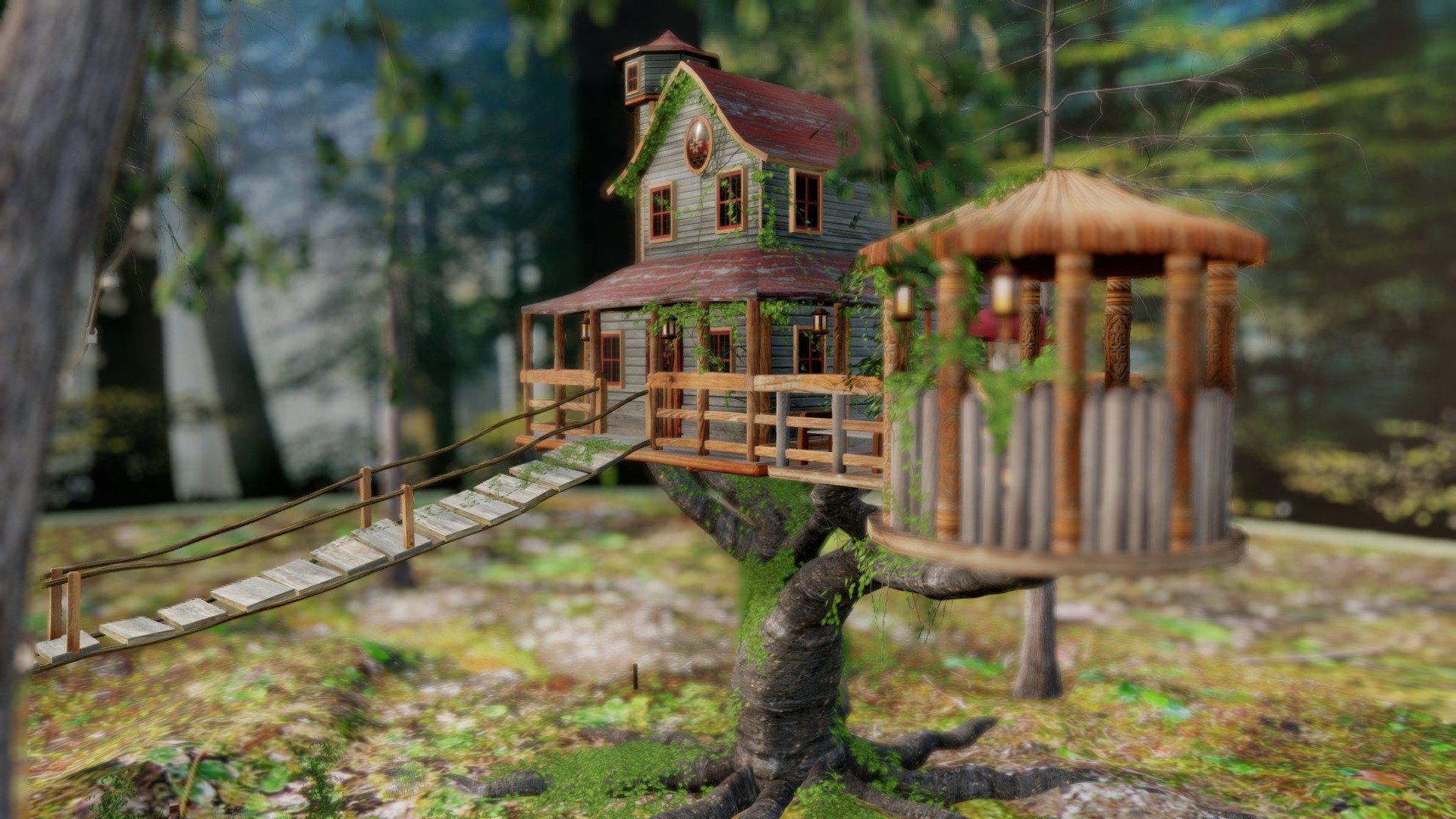 Forest - Download Free 3D model by local.yany [c0fb75c] - Sketchfab