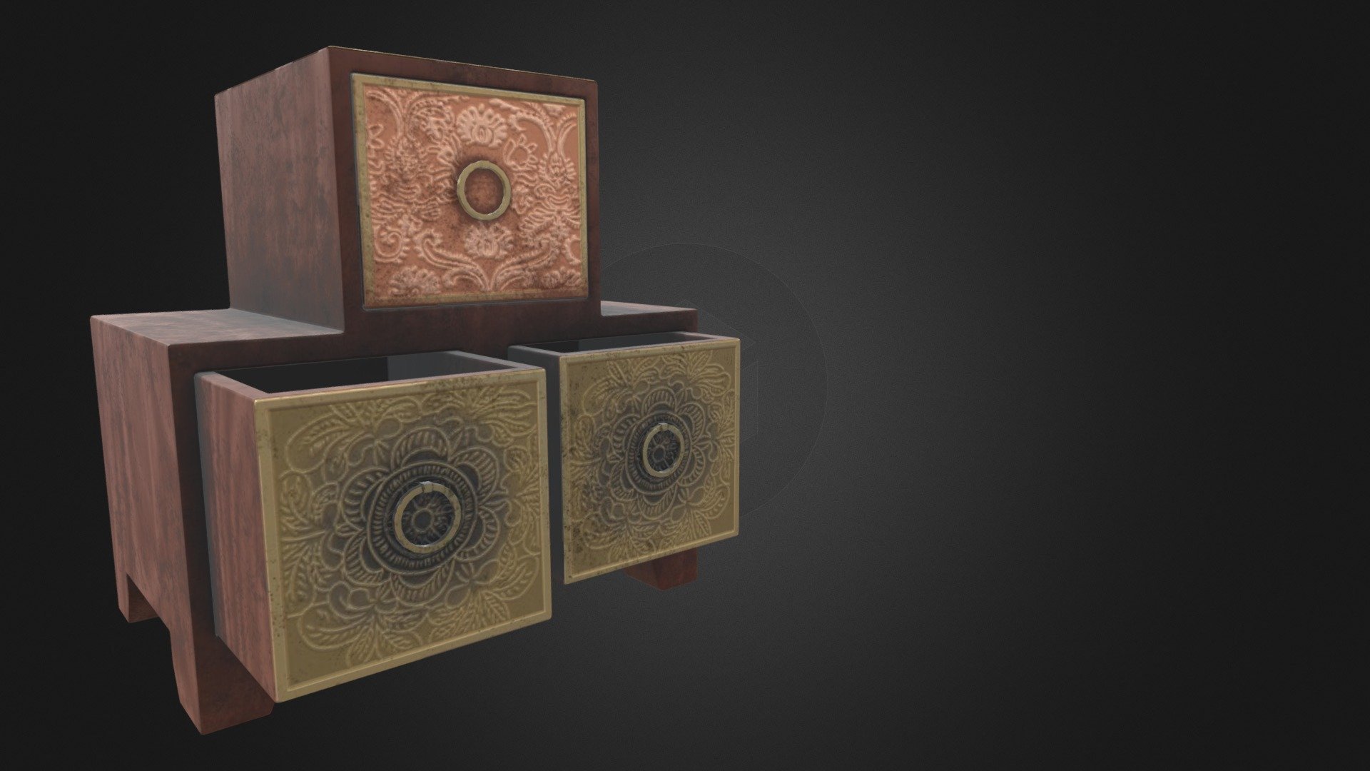 Jewlery Box - 3D model by SkyyMoondust [c0fc9e4] - Sketchfab