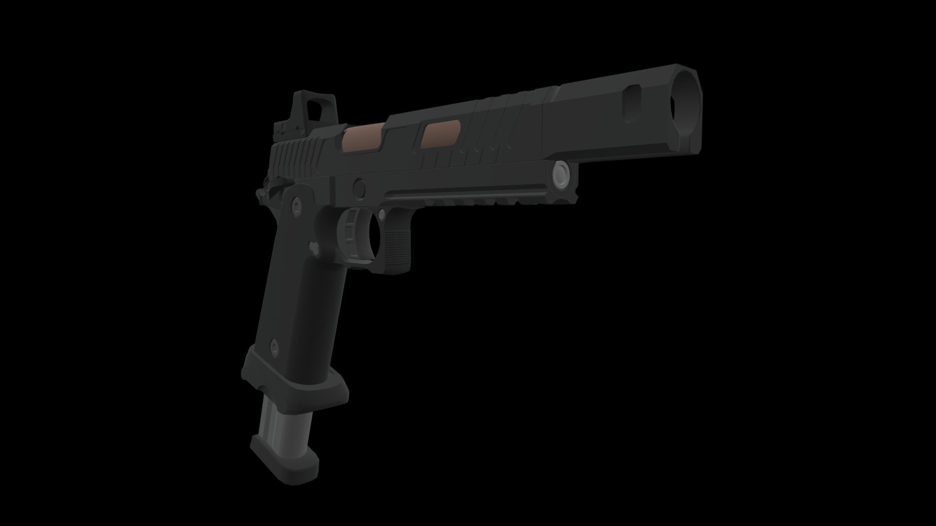 Low poly Firearm: TTI Combat master ALPHA Free - Download Free 3D model ...