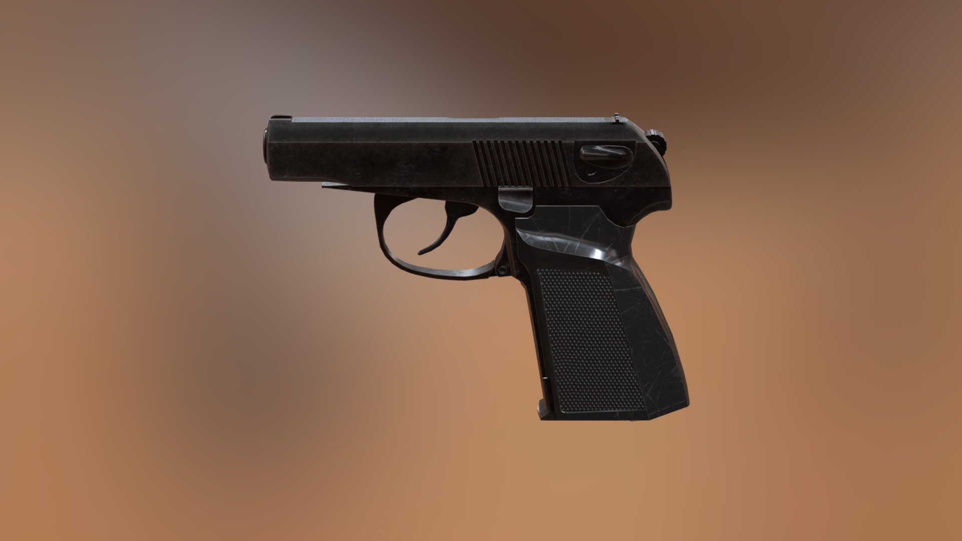Makarov Pistol Modified - 3D model by SunRay27 [c0fd163] - Sketchfab
