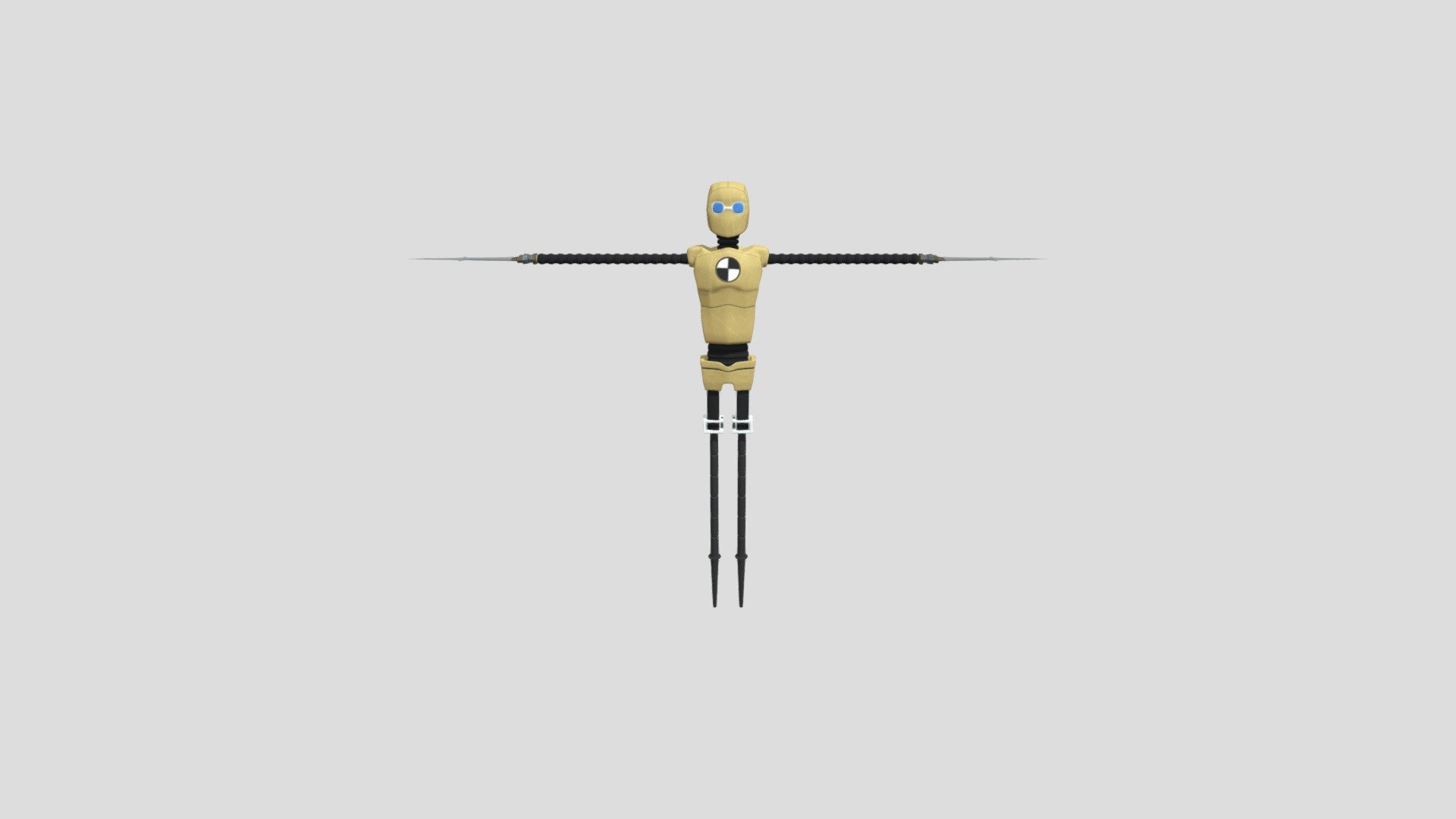 Stilts Character - 3D model by Shyam_Mistry [c0fd7b5] - Sketchfab