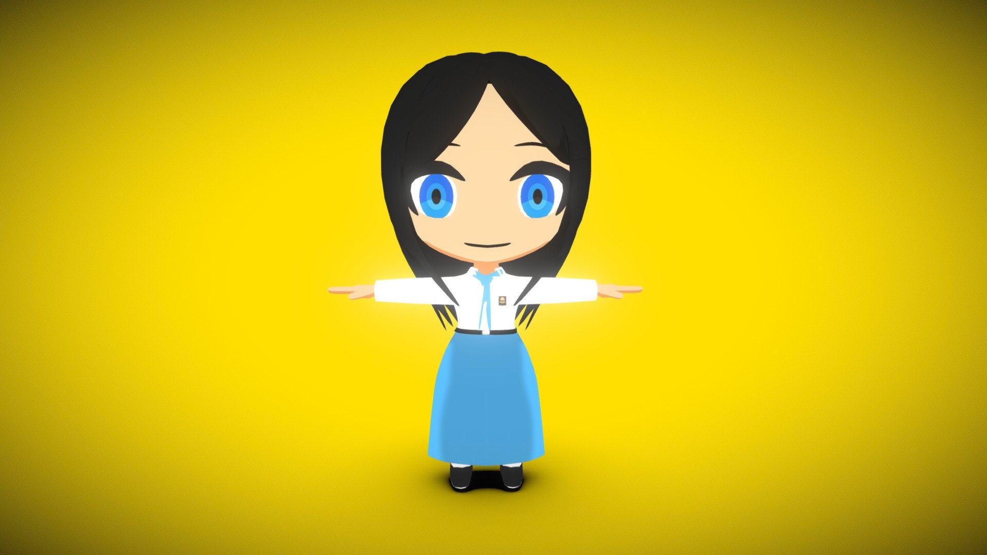 SMA Chibi - Download Free 3D model by gewall [c0febd7] - Sketchfab