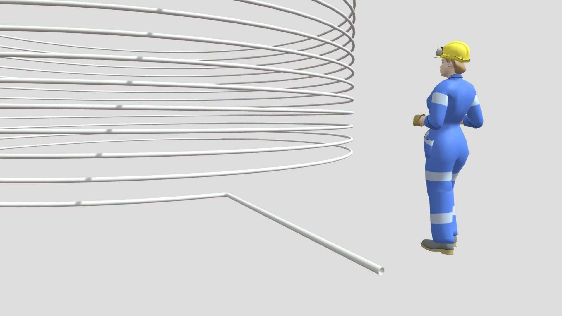 STEAM HEATING HELICAL COIL |SERPENTIN HELICOIDAL - Download Free 3D ...