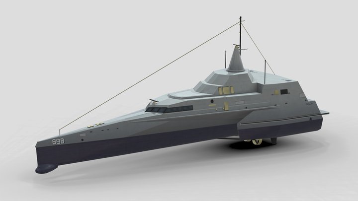 Warship 3D models - Sketchfab