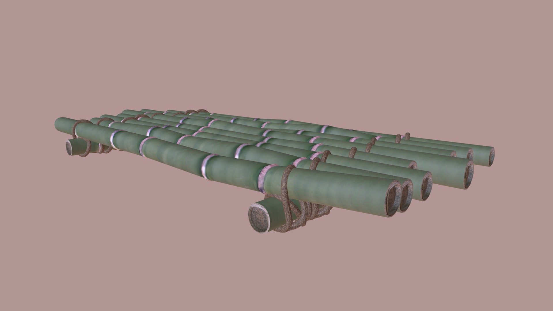 Bamboo Raft - Buy Royalty Free 3D model by uncle808us [c100e50 ...
