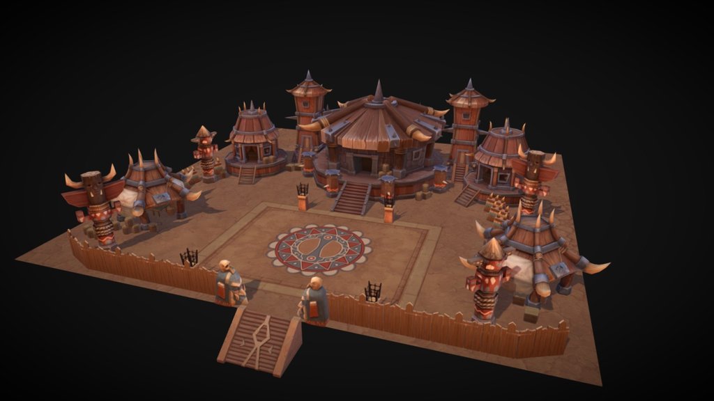tribe - 3D model by Jenny.M (@jenny.meijie) [c100f81] - Sketchfab