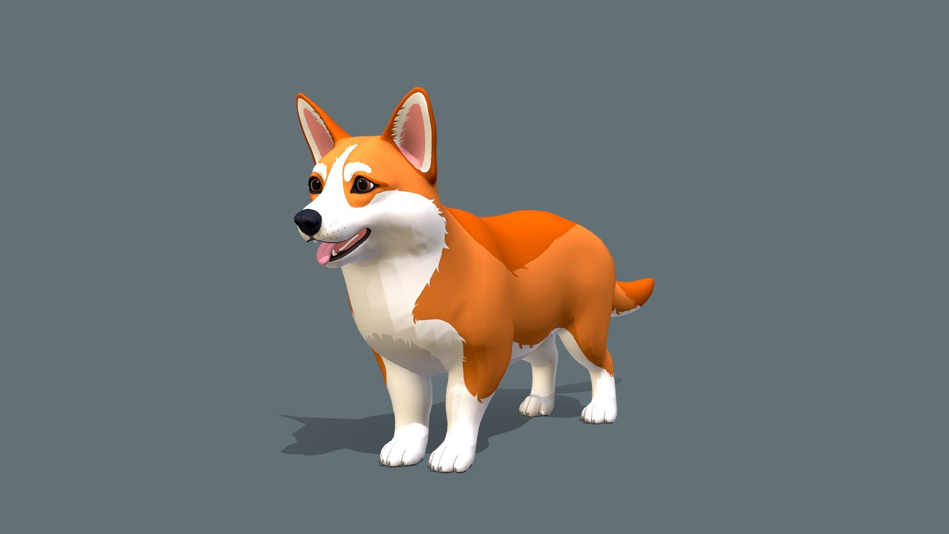 Cartoon Dog - Corgi - Buy Royalty Free 3D model by RedDeer (@billl90 ...