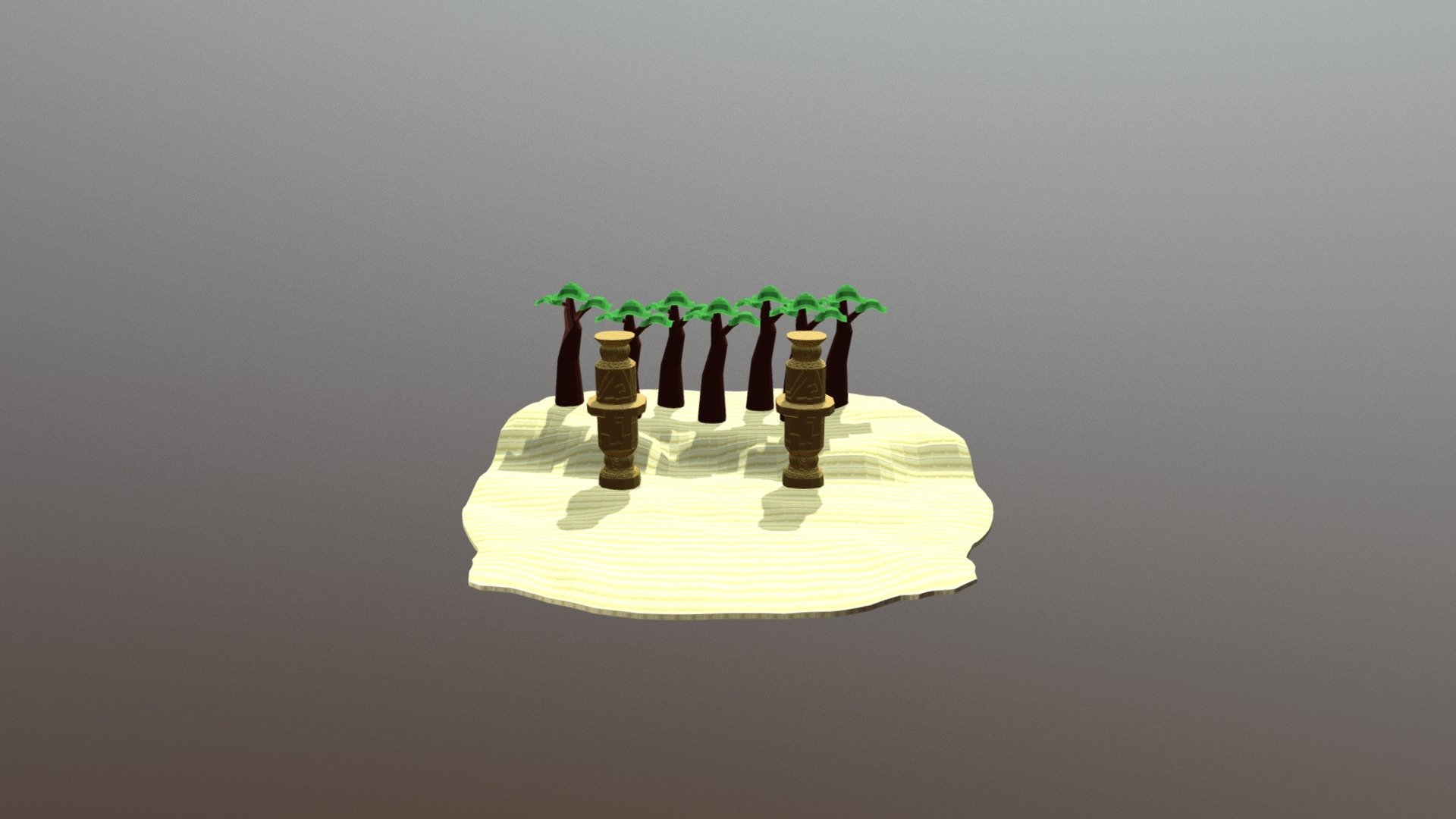 Desert Scene - Download Free 3D model by InfaSavvy [c104131] - Sketchfab