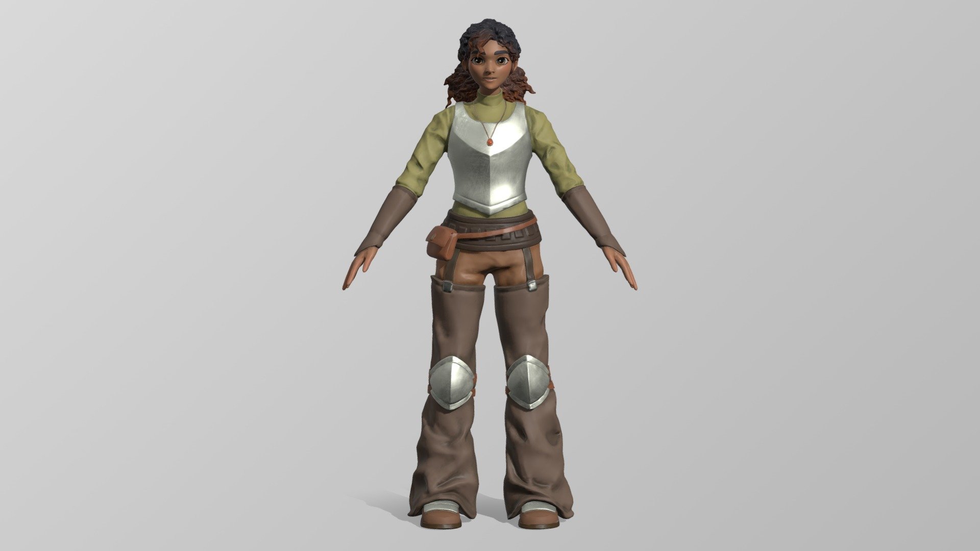 Tegan Stylized Fantasy Character - Download Free 3D model by Evie ...