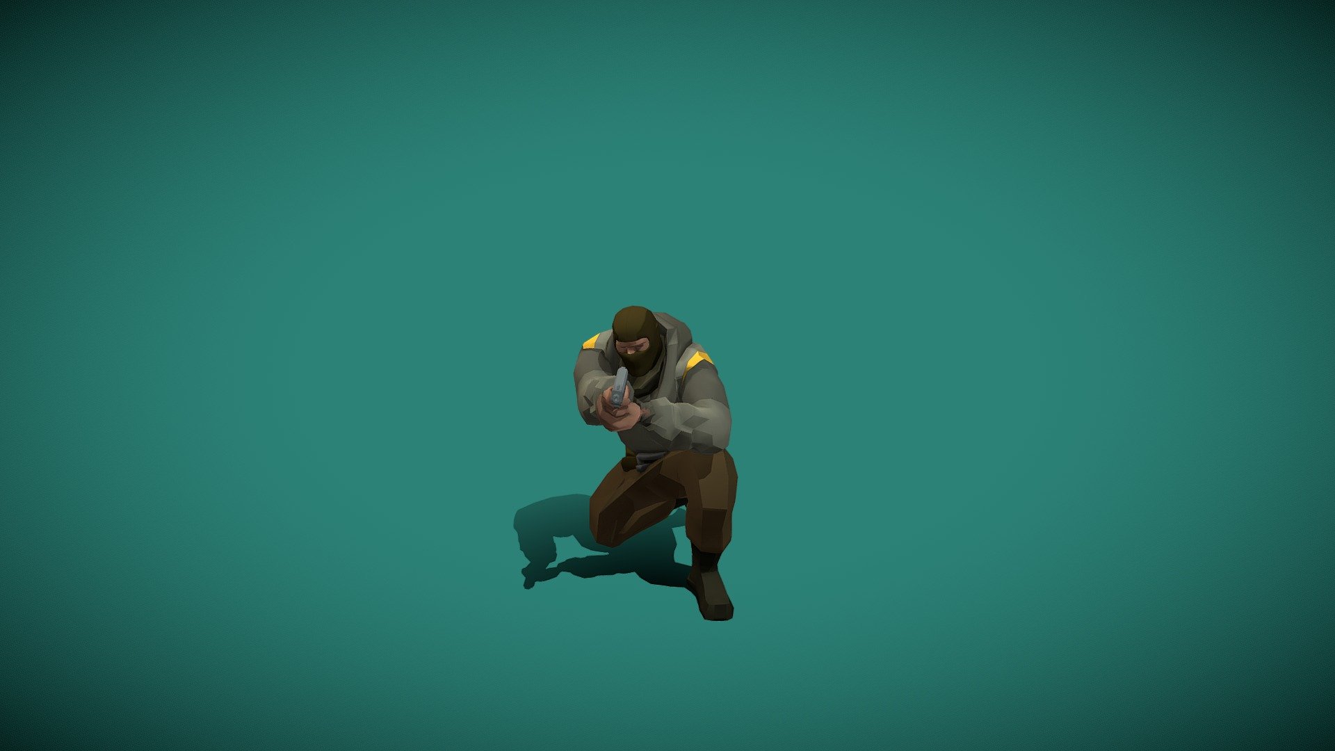 tps_shield_c2_pistol - 3D model by TEAMGUNZ [c1085c9] - Sketchfab