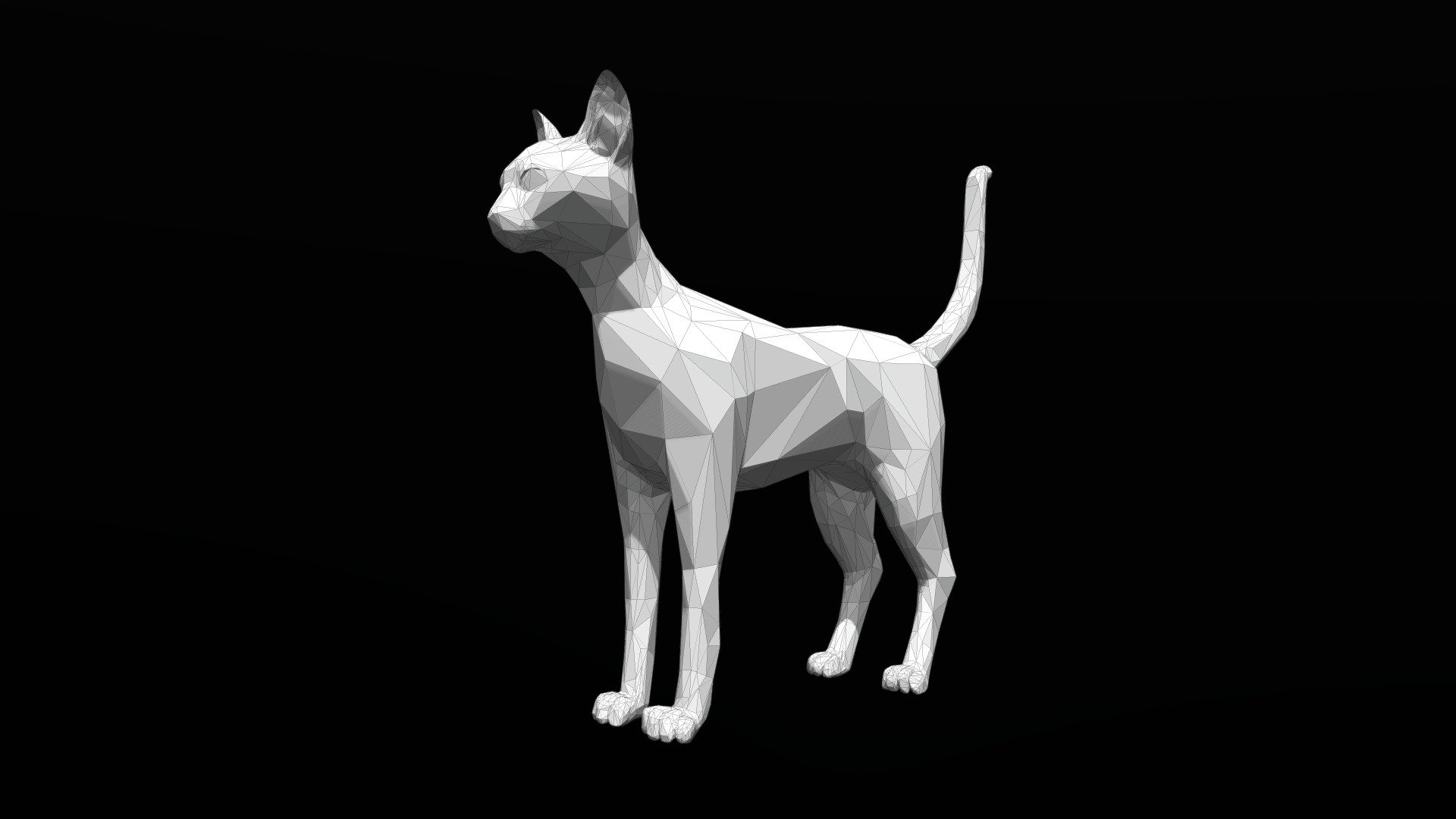 CAT LOWPOLY - Buy Royalty Free 3D model by DTA DESIGN STUDIO ...