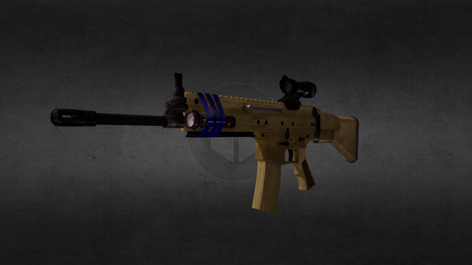 SCAR - L - 3D model by Dark forge (@dark_forge) [c10b18a] - Sketchfab