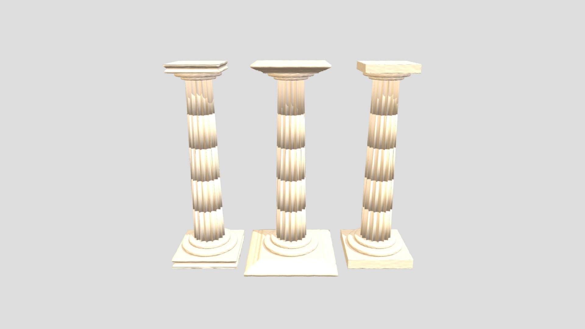 Kaizen Tutorials - Ancient Greek Column - 3D model by Marcin Gradowski ...