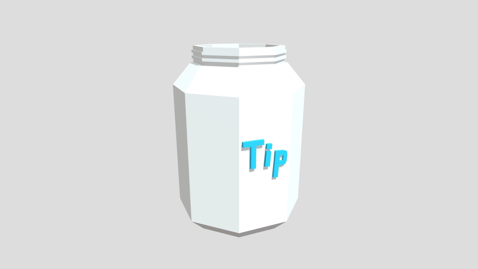 Tip jar from Poly by Google - Download Free 3D model by IronEqual (@ie ...