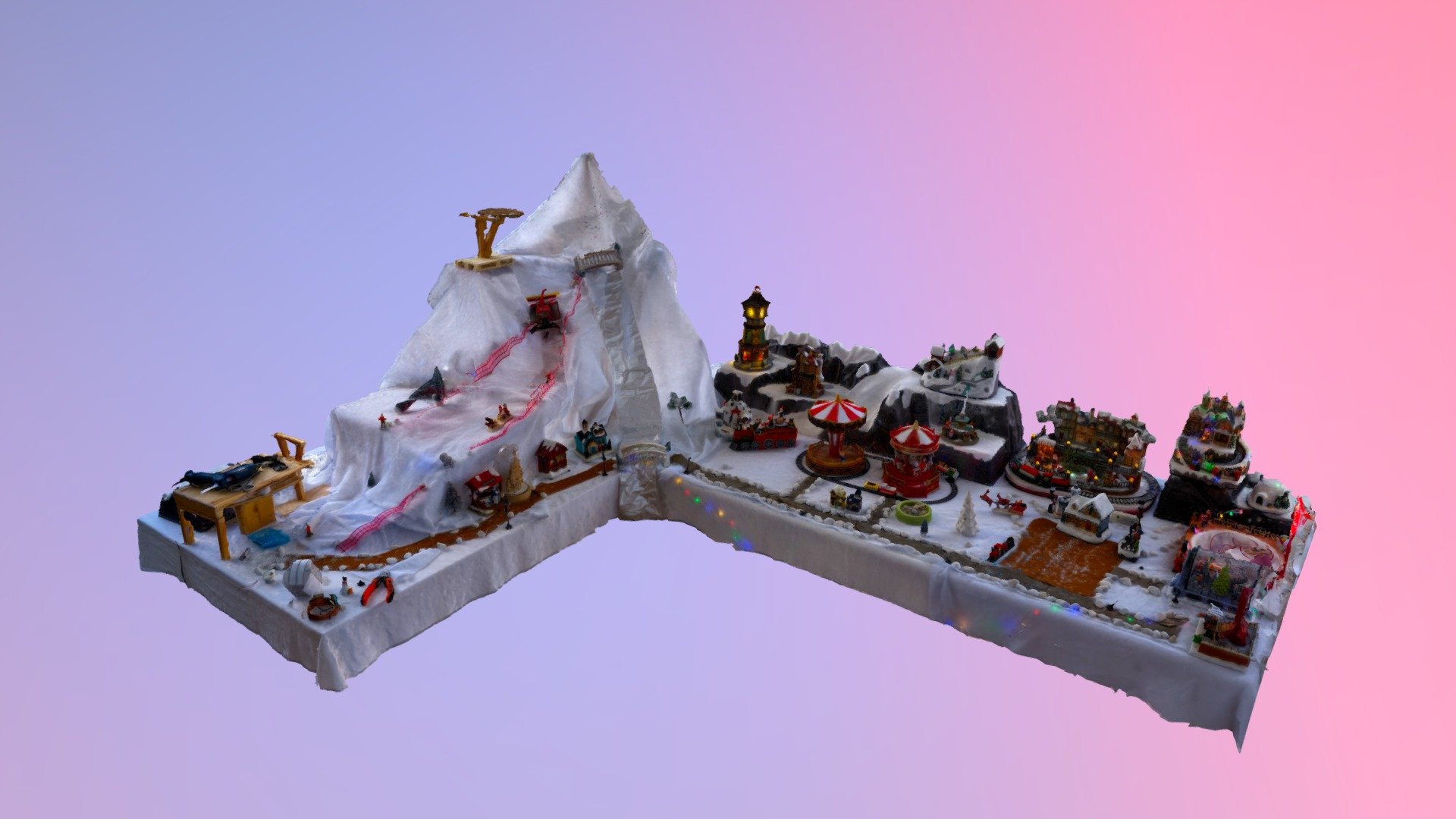 Maquette de Noël - Download Free 3D model by vivier.nicolas [c10d169 ...
