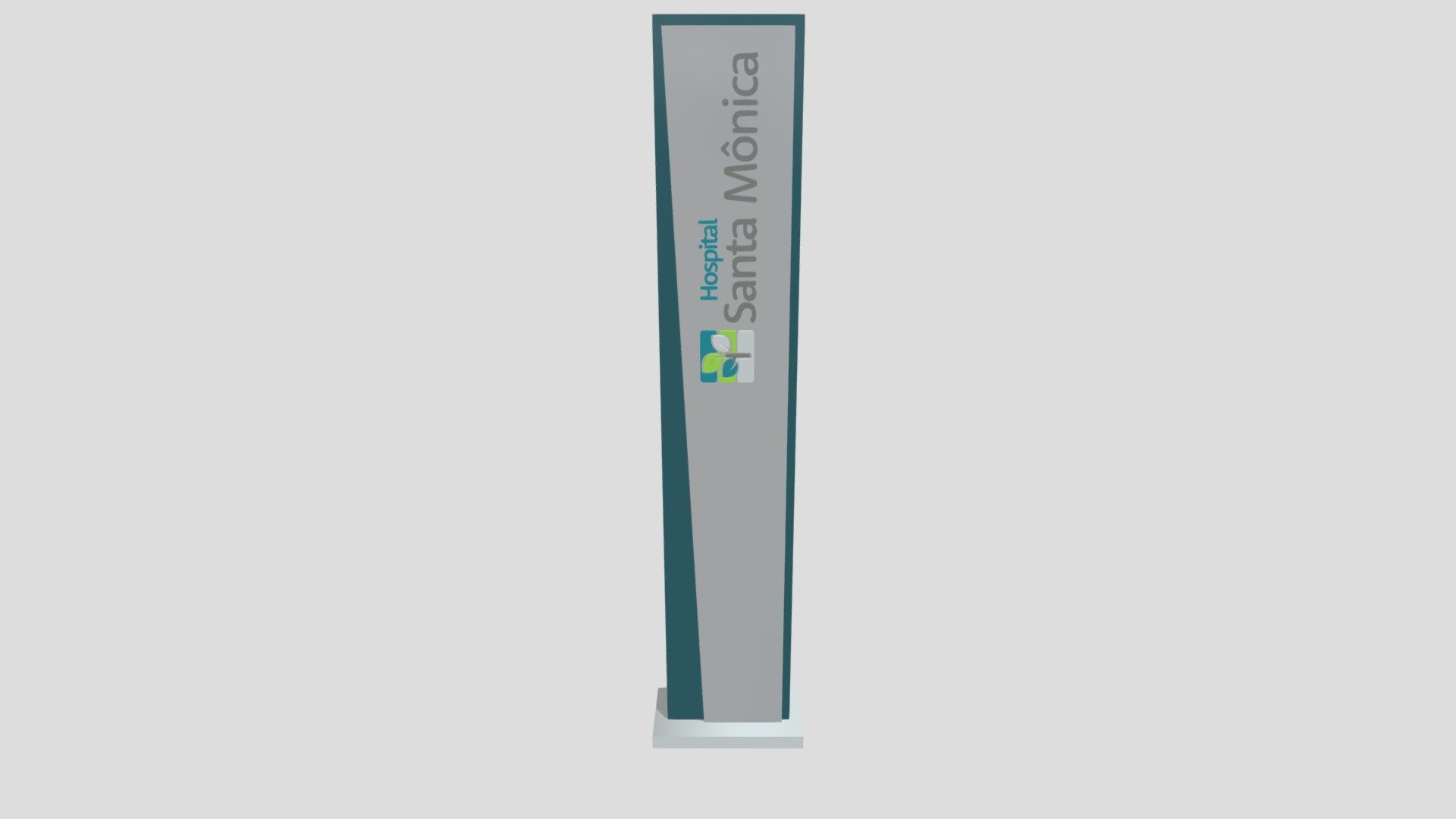 Totem Hospital Santa Mônica versão 3 - 3D model by ae2p [c10e482 ...