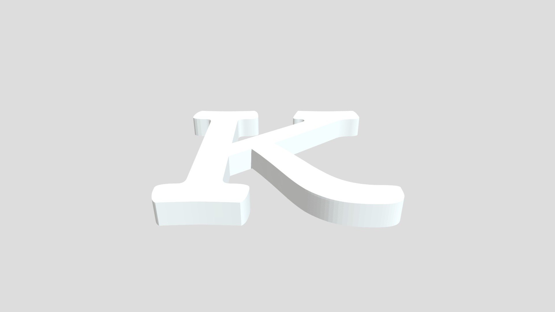 K - 3D model by maxfermar201711 [c10f38e] - Sketchfab