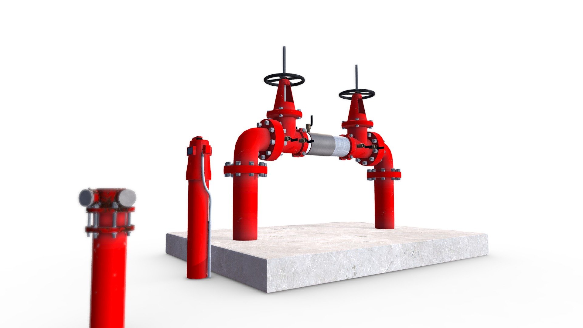 Water Pipe line - 3D model by IridiumMan [c10f4db] - Sketchfab