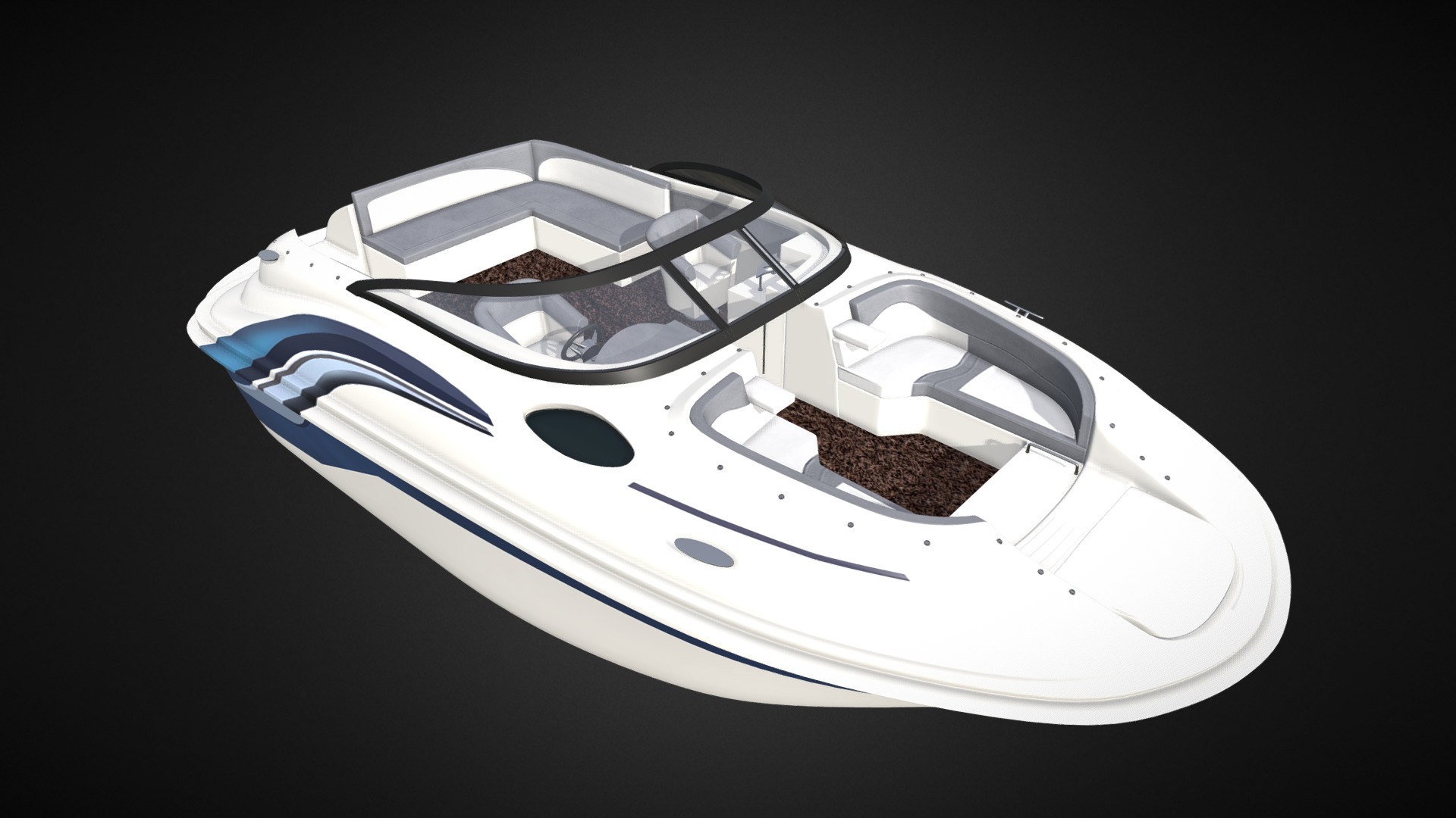 Speed Boat - 3D model by zmcgill [c10fdad] - Sketchfab
