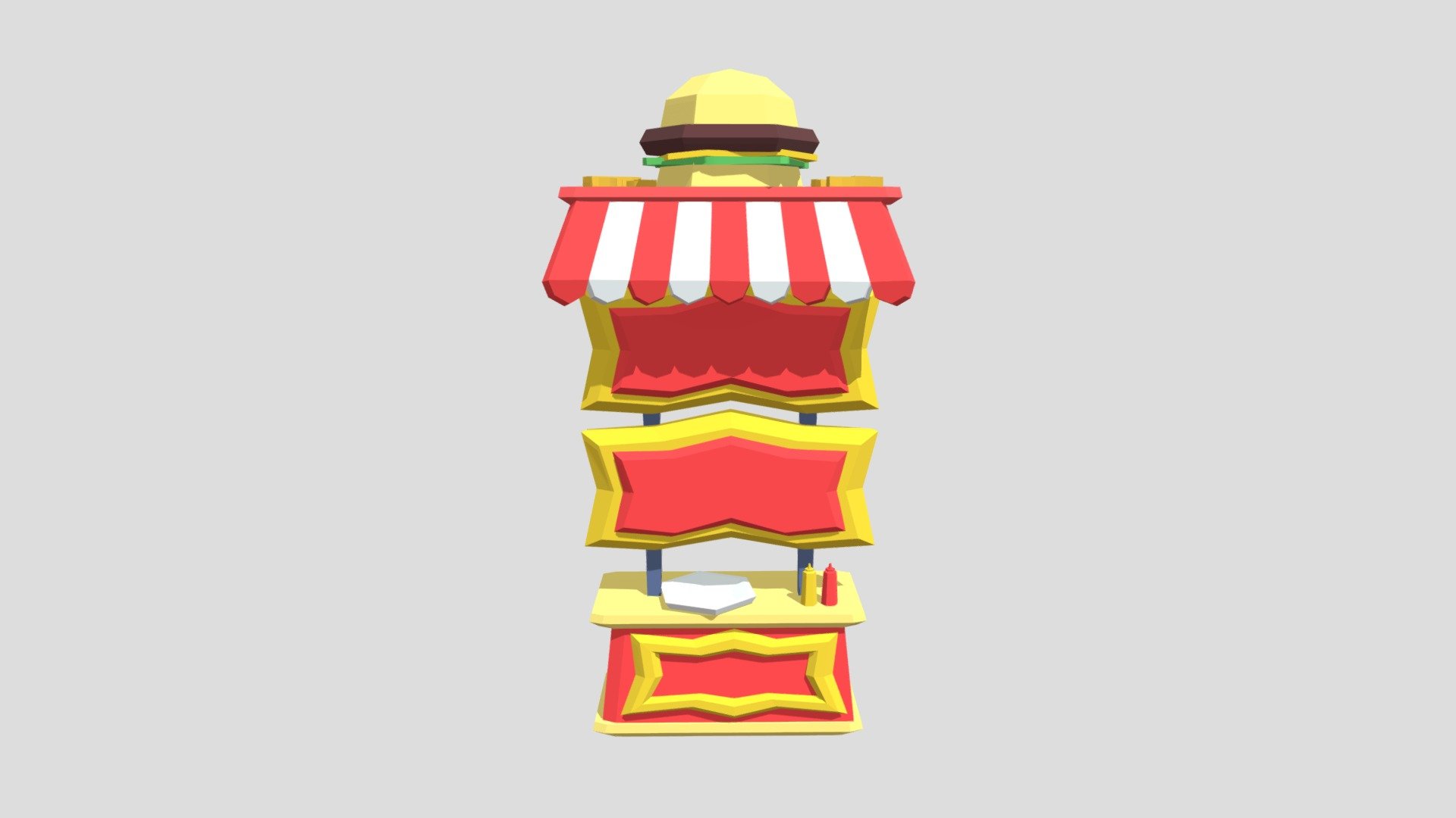 Pls Donate Burger Booth - Download Free 3D model by metalian0 [c1106fb ...